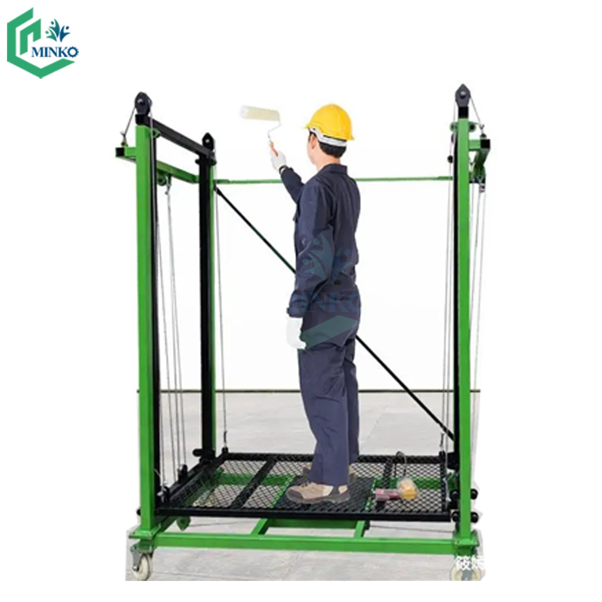 Foldable electric scaffolding hydraulic lifting scaffolding 10 meters