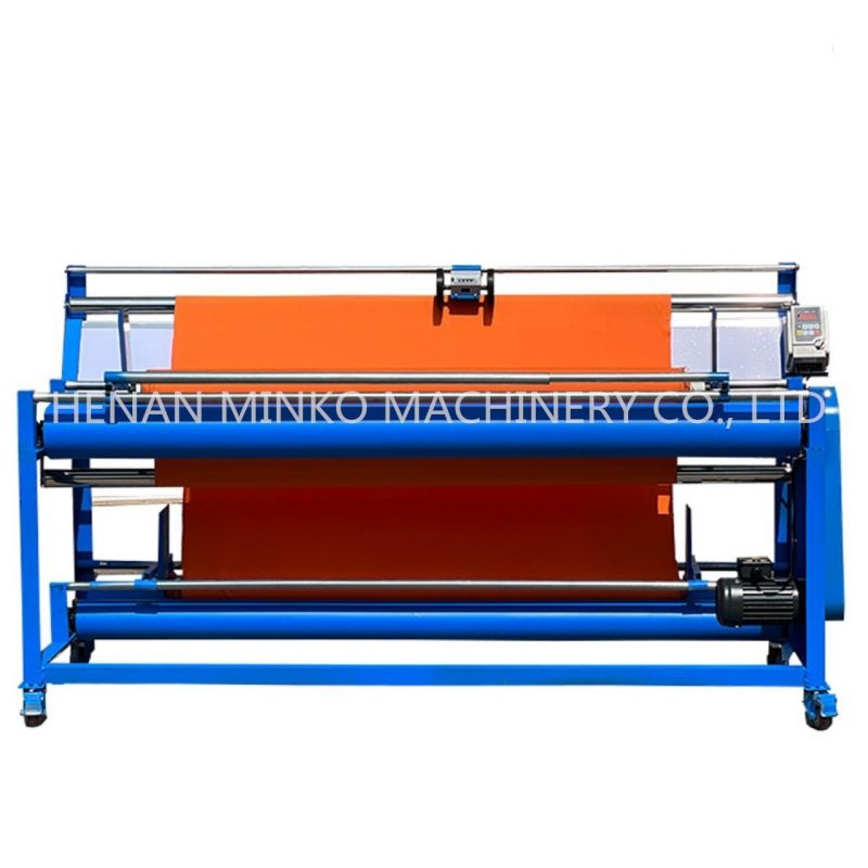 Automatic Fabric Roller Inspection Measuring Textile Fabric Re Rolling ...