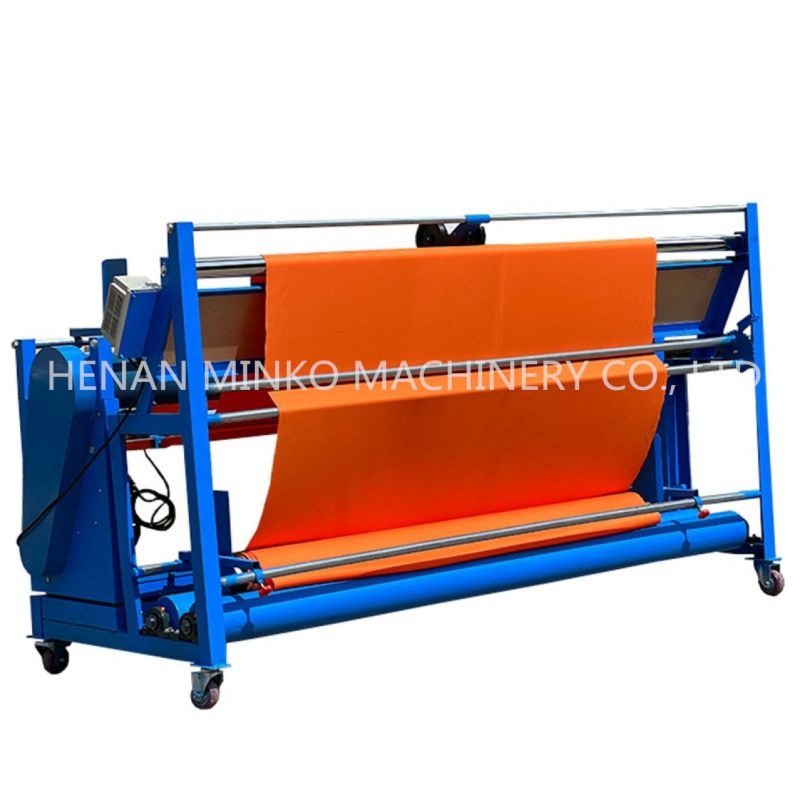 Automatic Fabric Roller Inspection Measuring Textile Fabric Re Rolling ...