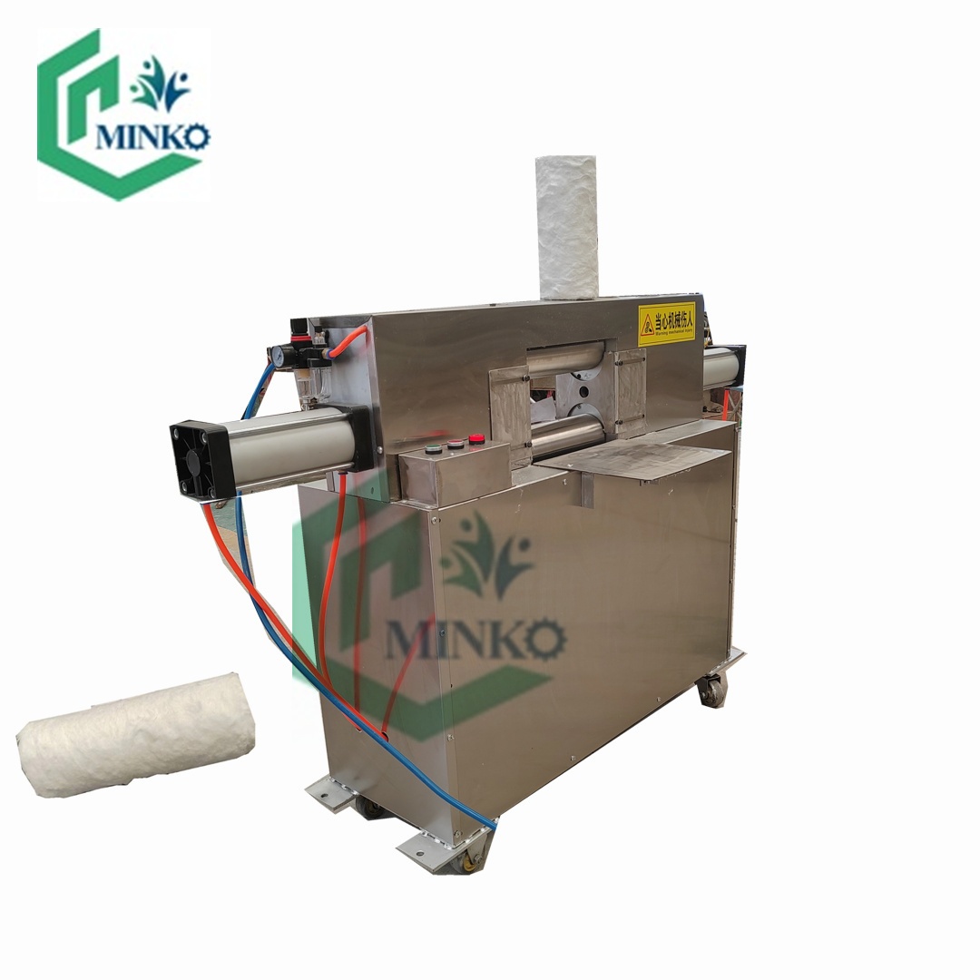 MINKO New Product Automatic Dehydrated Cotton Rolling Machine Use for ...