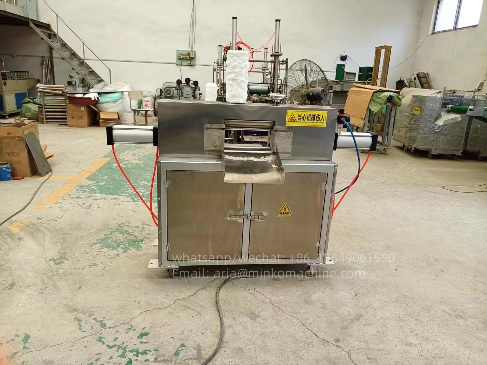 MINKO New Product Automatic Dehydrated Cotton Rolling Machine Use for ...