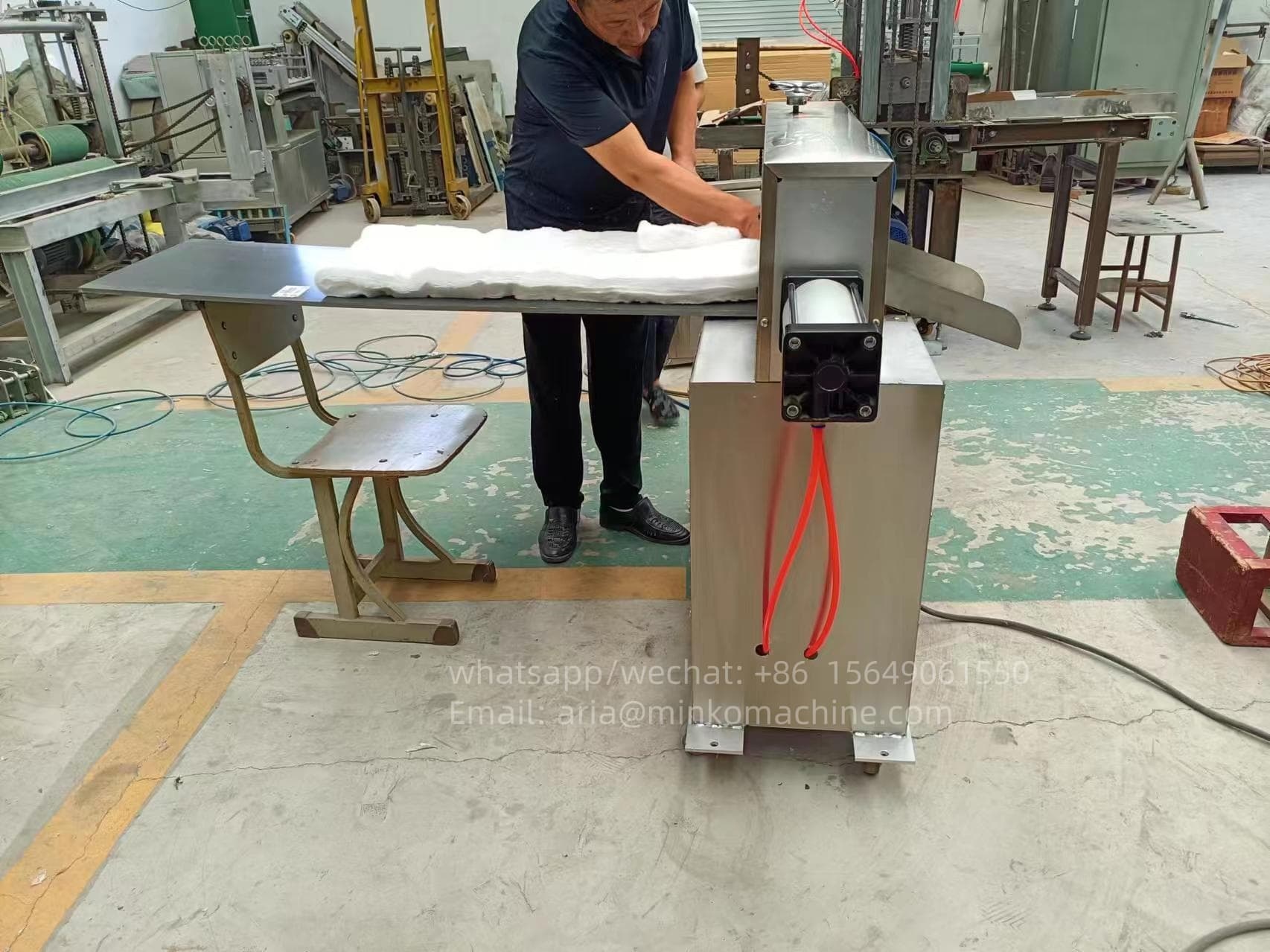 MINKO New Product Automatic Dehydrated Cotton Rolling Machine Use for ...