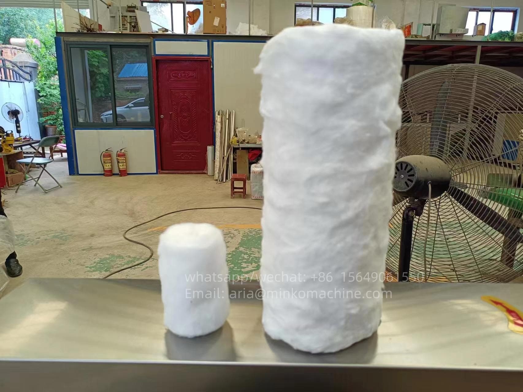 MINKO New Product Automatic Dehydrated Cotton Rolling Machine Use for ...