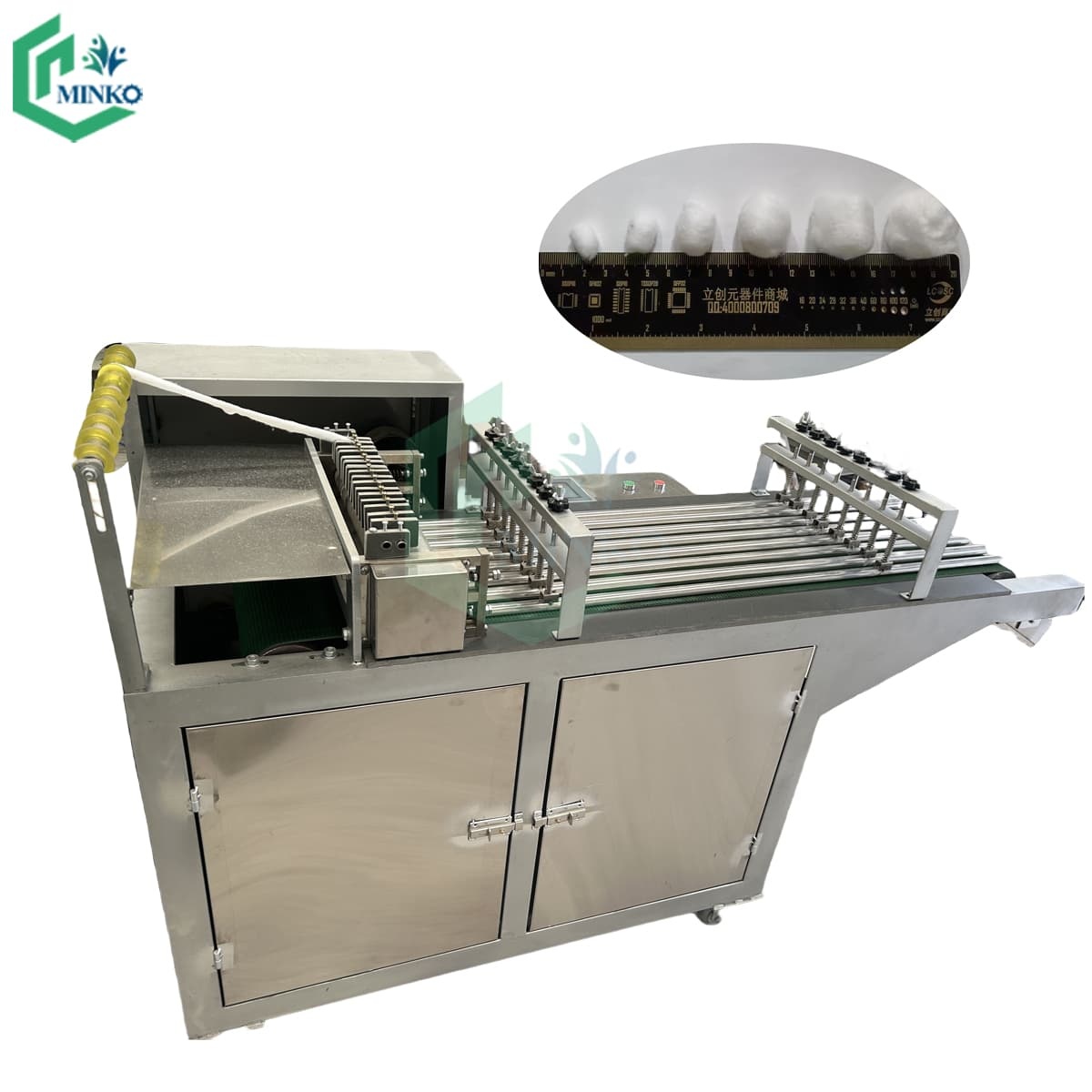 Cotton Thread Ball Making Machines 100% Natural Automatic Cotton Ball ...