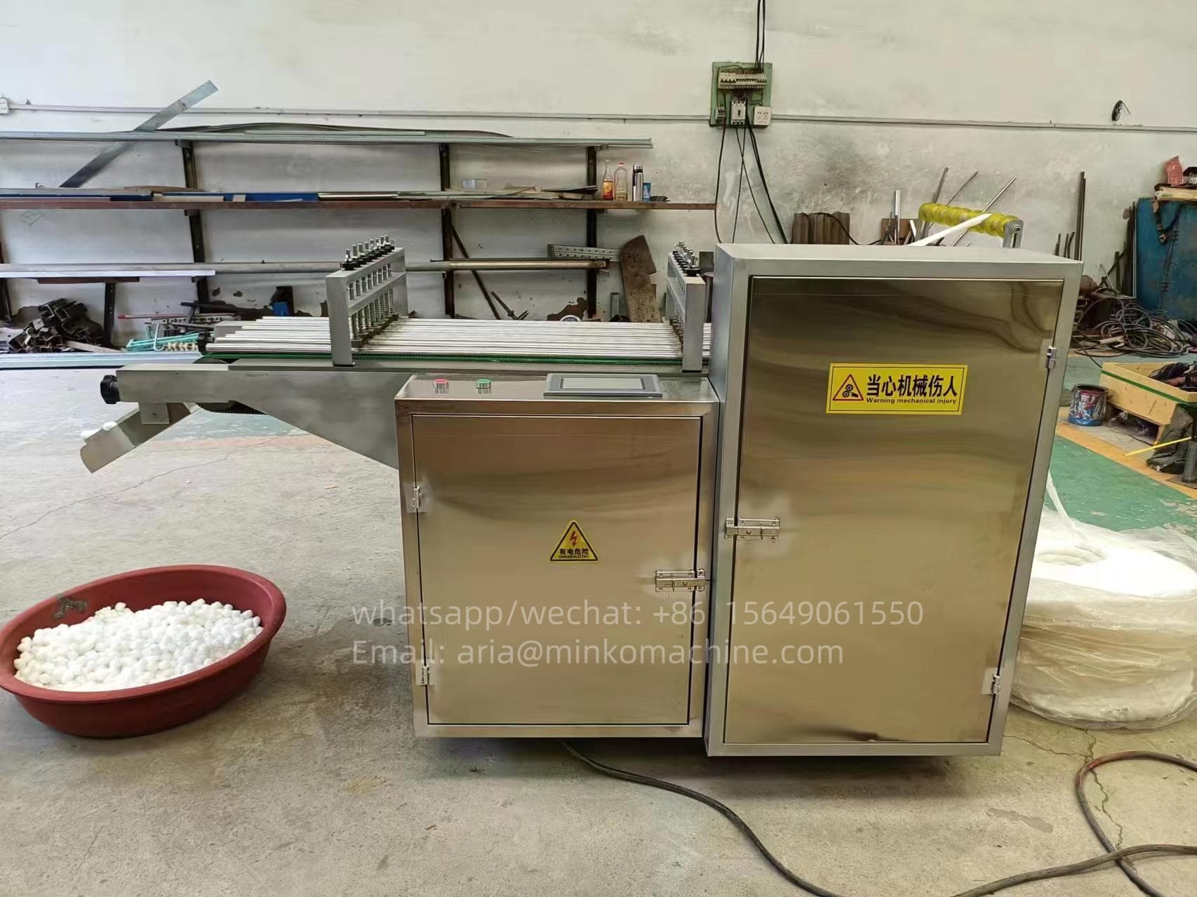 Cotton Thread Ball Making Machines 100% Natural Automatic Cotton Ball ...