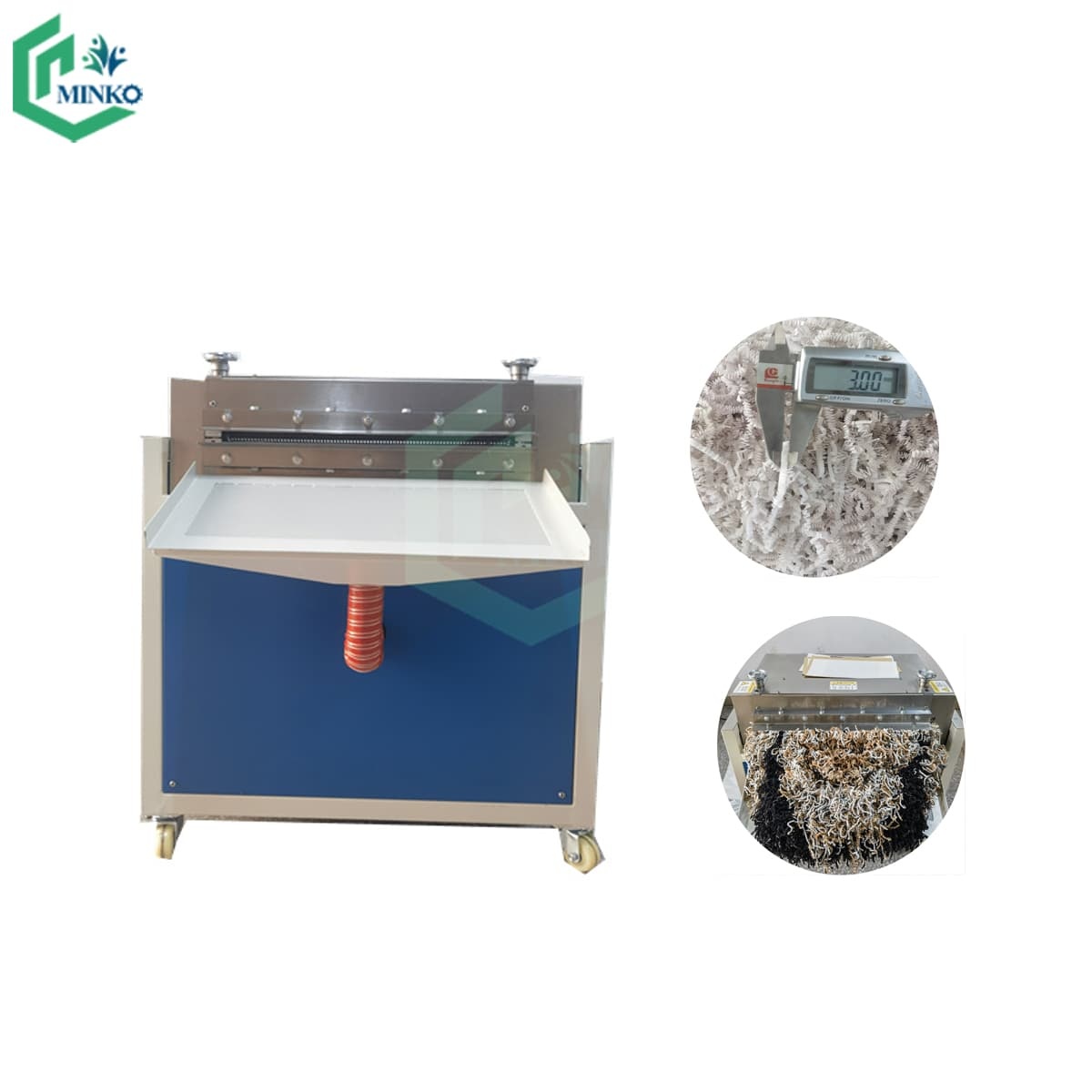 Full Automatic and Semi Automatic Small Crinkle Paper Shredder Machine