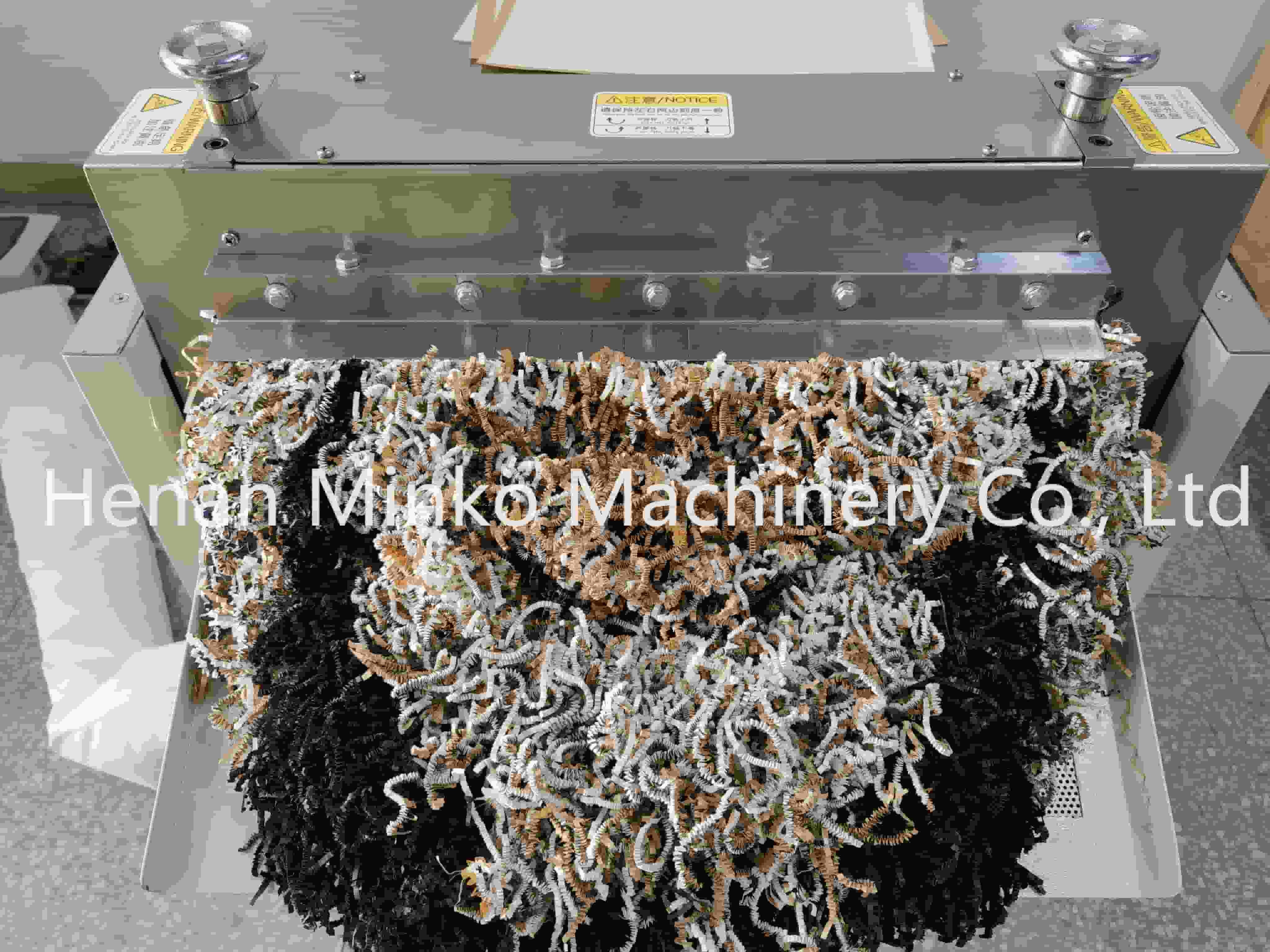 Full Automatic and Semi Automatic Small Crinkle Paper Shredder Machine